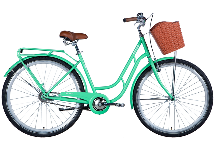 Велосипед 28" Dorozhnik RETRO 2024 (фисташковый (м)) Dorozhnik OPS-D-28 ...