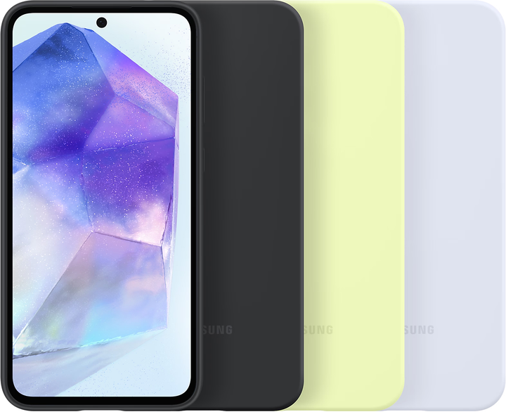 Панель Samsung Silicone Case для Samsung Galaxy A55 Lime (EF-PA556TMEGWW) – фото, відгуки ...