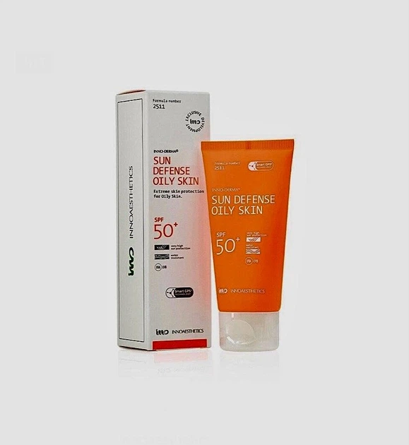 Сонцезахисний крем для жирного, комбінованого та проблемного типу шкіри Innoaesthetics Sun ...