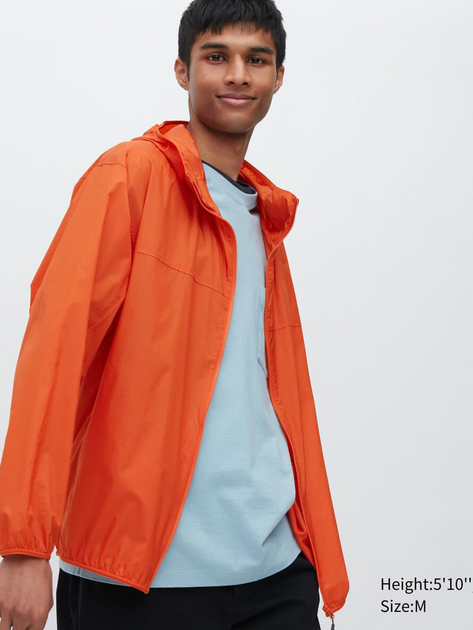 Ветровка мужская UNIQLO 917270446 M Оранжевая (1159799845) – в интернет ...