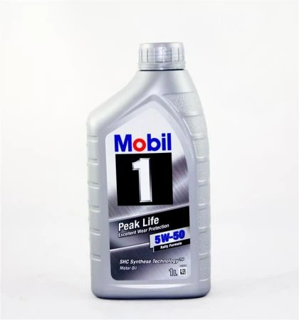 Масло моторное MOBIL 1 Peak Life 5W-50 (ACEA A3/B3 A3/B4, VW 501.01/505 ...