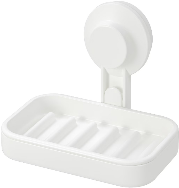 Мыльница на присоске IKEA TISKEN 903.812.84 белая – фото, отзывы ...