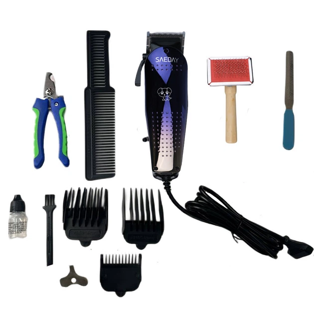 Машинка для стрижки тварин Saeday SD-833 професійна 10 Вт триммер та ...
