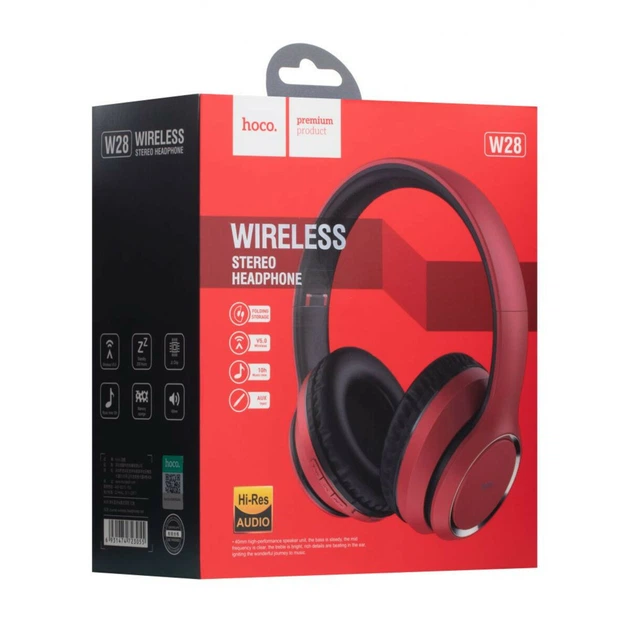 Навушники HOCO W28 Journey wireless headphones Red купити в інтернет ...