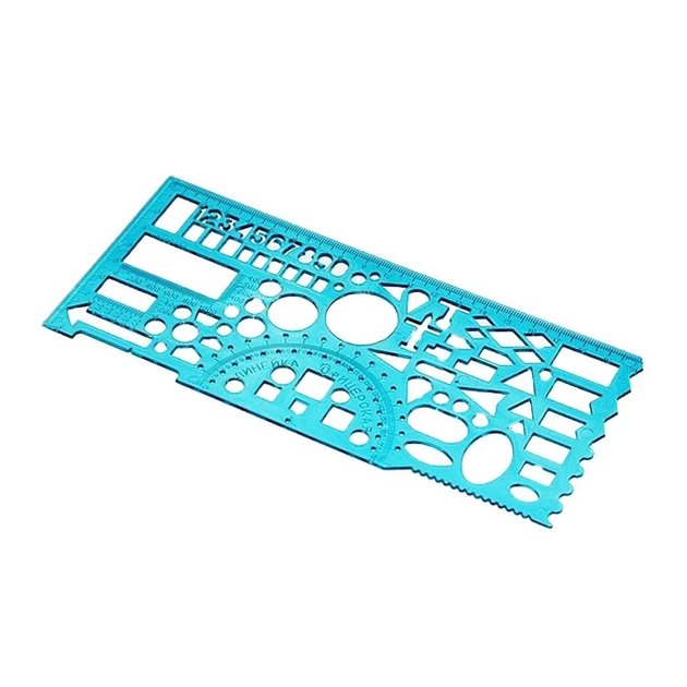 Трафарет лінійка офіцерська Irbis 20см фото відгуки характеристики в інтернет магазині