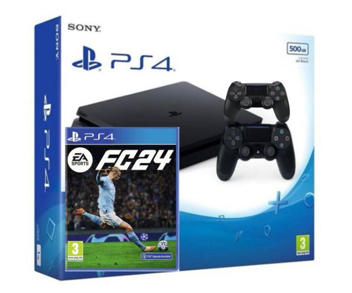 Игровая консоль Sony Playstation 4 Slim 500Gb + FC 24 (русская версия ...