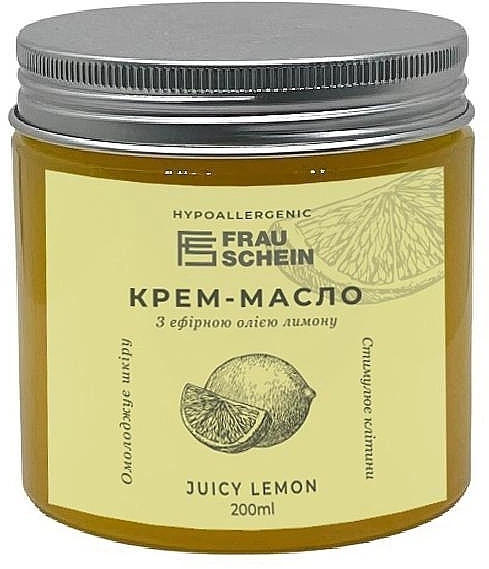 Крем-олія для тіла, рук та ніг "Лимон" - Frau Schein Cream-Butter Juicy ...