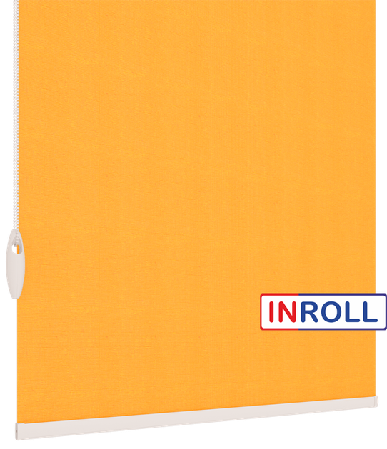 Ролета тканевая INROLL Есо-Mini Plus 80х185 см Camila Оранжевый A608 ...