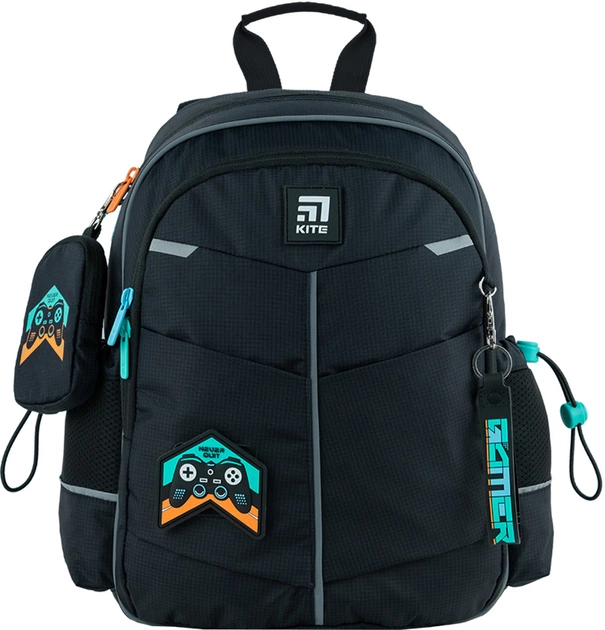 Рюкзак школьный Kite Never Quiet 36x25x12 см Черный (K24-771S-4) – фото ...