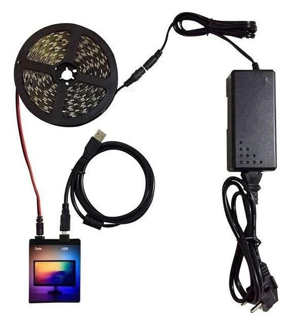 Розумна Динамічна LED підсвітка монітора 60 ламп/метр, 3 метра ...