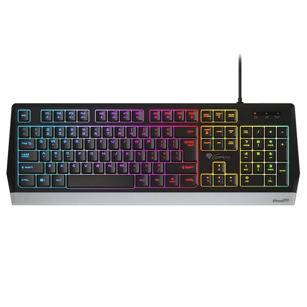 Клавиатура игровая Genesis Rhod 300 RGB Backlight 104 USB черная – фото ...