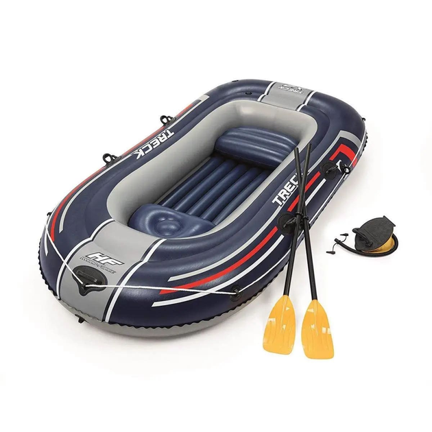 Надувная двухместная лодка Bestway 61068 Hydro-Force Raft с веслами и ...