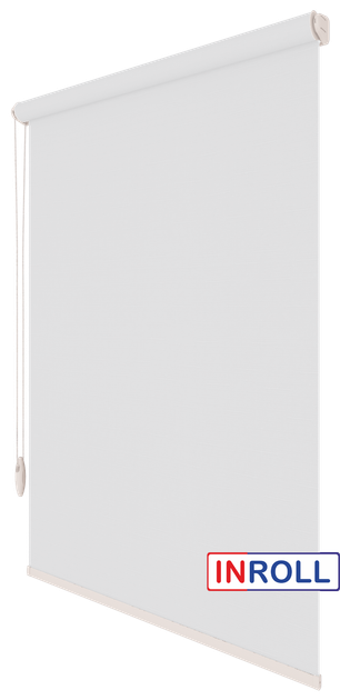 Ролета тканевая INROLL Есо-Mini Plus 105х165 см Len Светло-серый 7672 ...