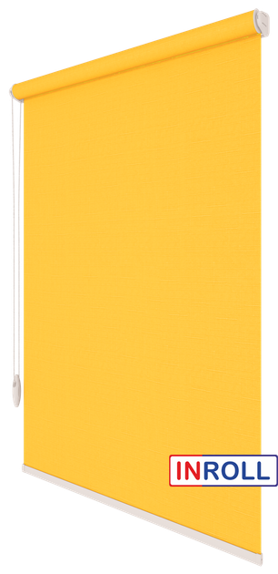 Ролета тканевая INROLL Есо-Mini Plus 105х165 см Len Желтый 858 – фото ...