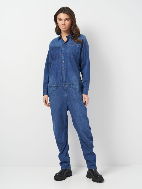 Джинсы-комбинезон женские G-Star Raw D01531-6779-071 L Синие ...