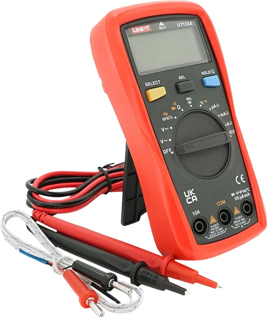 Мультиметр Uni T Ut133a Красно черный Yt21826 фото отзывы характеристики в интернет