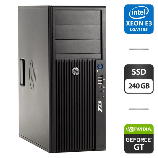 Рабочая станция HP Z210 Workstation Tower / Intel Xeon E3-1230 (4 (8 ...