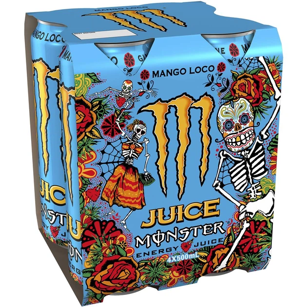 Безалкогольный энергетический напиток Monster Mango Loco 500 мл от ...