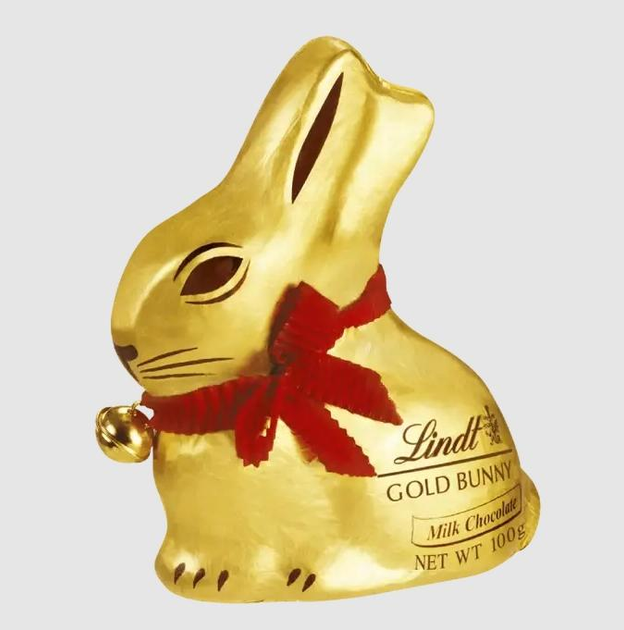 Шоколадный заяц Lindt Gold Bunny Milk Chocolate 100 г – купить в ...