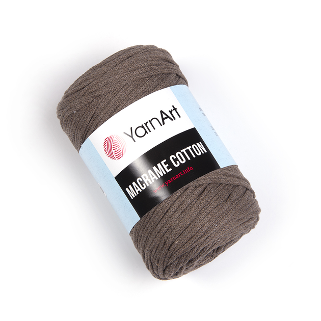 Пряжа YarnArt Macrame Cotton / ЯрнАрт Макраме Коттон 791 мокко – фото ...