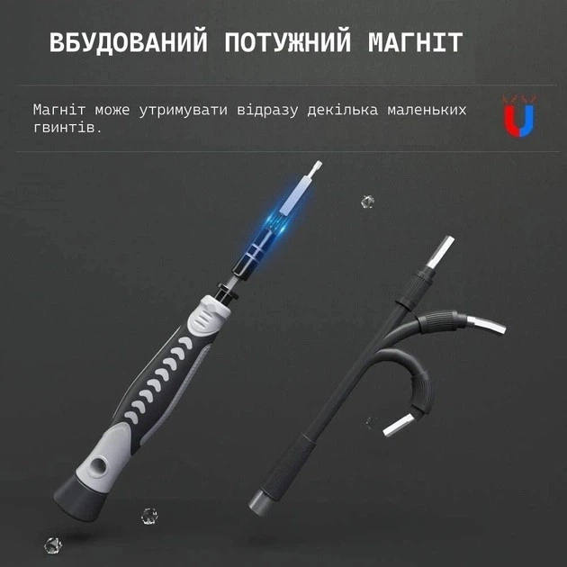 Професійний набір, прецизійних магнітних викруток 130 в 1 Sharden для ...