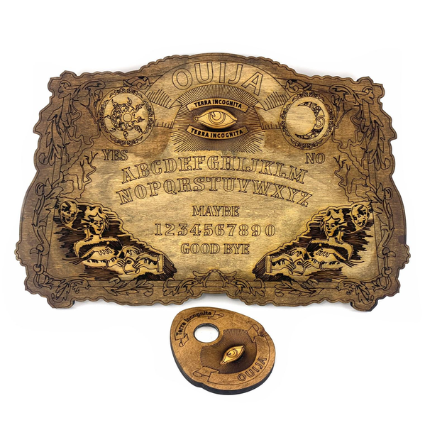 Античная спиритическая доска "OUIJA" на английском языке. Указка с ...