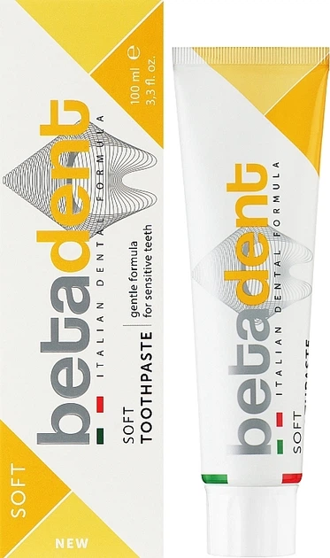 Зубна паста "Soft" - Betadent Soft Toothpaste 100ml (1098867-99828 ...