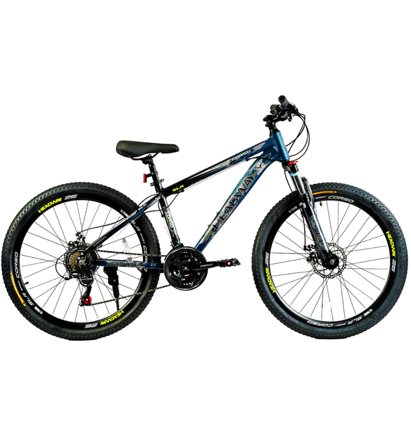 Велосипед спортивный Corso Headway 26" алюминиевая рама 15" синий HW ...