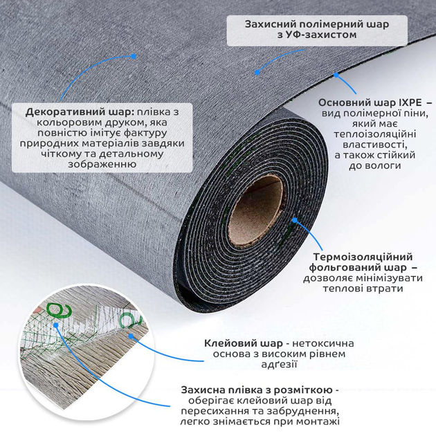 ROZETKA | Напольное виниловое самоклеющееся покрытие в рулоне 3000*600 ...