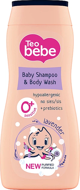 Шампунь і гель для душу "Лаванда" - Teo Bebe Sensitive 400ml (642743 ...