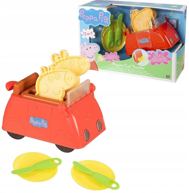 Ігровий набір HTI Peppa Pig Car Toaster з музикою (5050868456018 ...