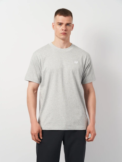Футболка хлопковая длинная мужская New Balance Small Logo MT41509AG XL ...