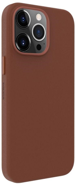 Панель Evelatus Genuine Leather Case MagSafe для Apple iPhone 14 Pro Max Brown (4752192064136 ...