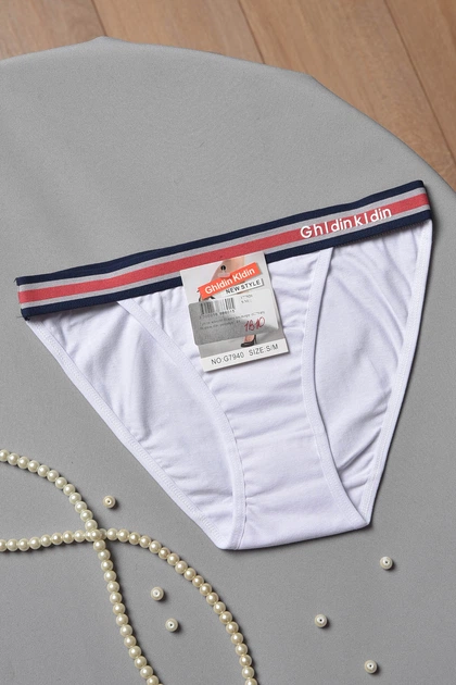 Трусы женские белого цвета Ghlain Klain размер 44 (177920) – Брендовая ...