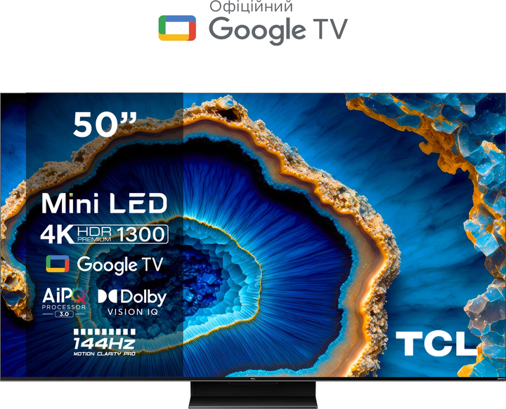 Телевизор TCL MiniLED 50" 50C805 купить в интернет-магазине ROZETKA ...