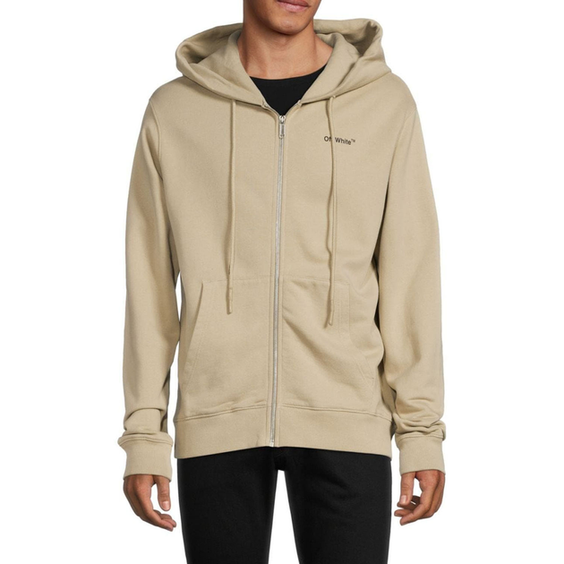 Zip-Худи Off White Caravag Arrow Slim Zip Hod Dark Sand Black L от ...