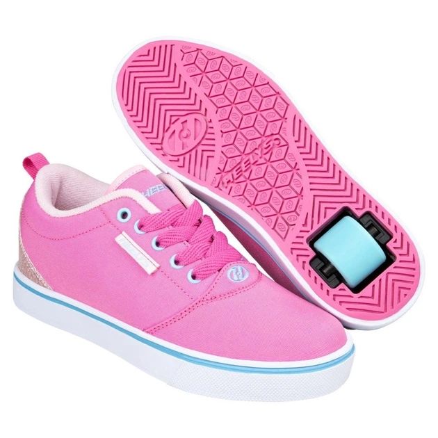 Роликові кросівки Heelys PRO20 (HE101469) Pink/LT Pink/Turquise Canvas ...
