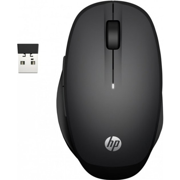 Мышка беспроводная для ПК и ноутбука HP Dual Mode Black Mouse 300 ...