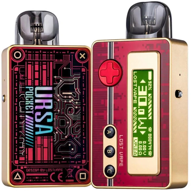 Игровая Pod система Lost Vape Ursa Pocket Nes Red с дополнительным ...