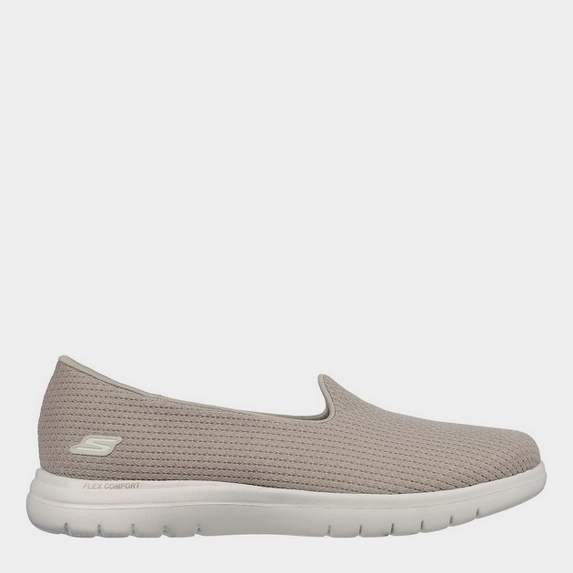 Женские слипоны Skechers 136504 TPE 40 (10US) 27 см Бежевые ...