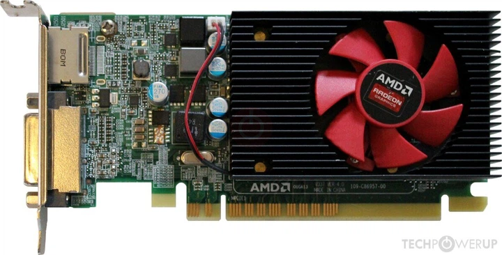 Дискретна відеокарта AMD Radeon R5 340X, 2 GB DDR3, 64-bit / 1x DVI, 1x ...