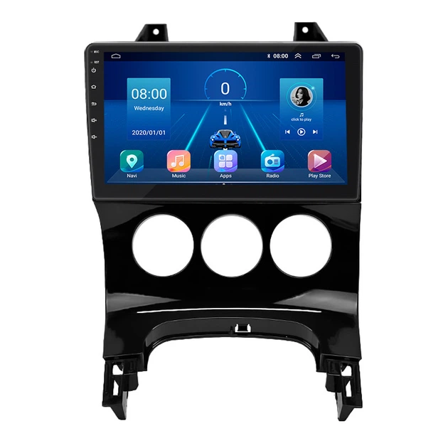 Штатная магнитола Lesko для Peugeot 3008 I 2009-2013 экран 9" 2/32Gb/ 4G/ Wi-Fi Premium GPS ...