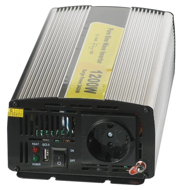 Інвертор P-1200W (12/220В, номінал 1200Вт, чистий синус) – фото, відгуки, характеристики в ...