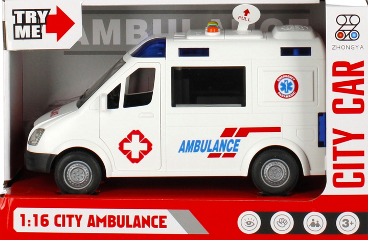Скорая помощь Mega Creative City Ambulance со светом и звуком ...