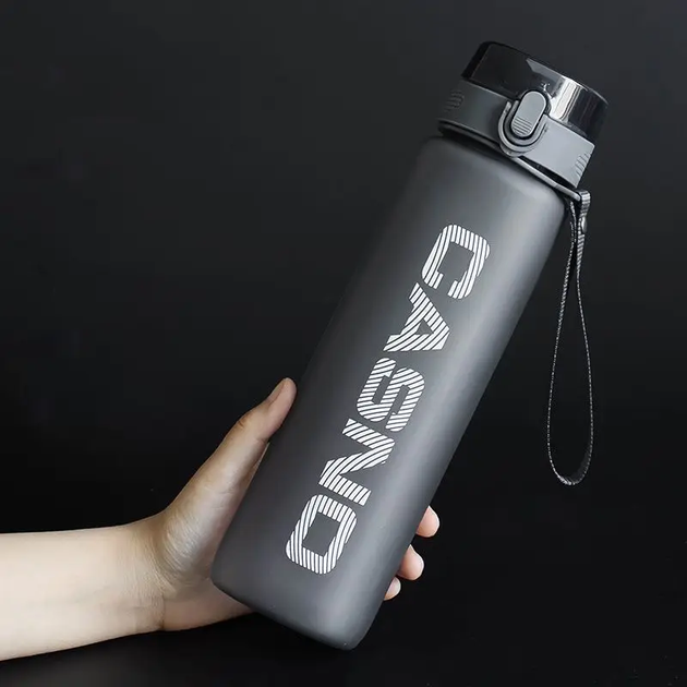 Пляшка для води CASNO 1050 мл KXN-1184 Сіра – фото, отзывы ...