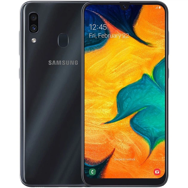 Смартфон Samsung Galaxy A30 (A305F) 64Gb Black (SM-A305FZKOSEK) (Grade ...