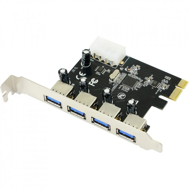 Контролер Dynamode USB 3.0 4 ports NEC PD720201 to PCI-E (USB3.0-4-PCIE ...