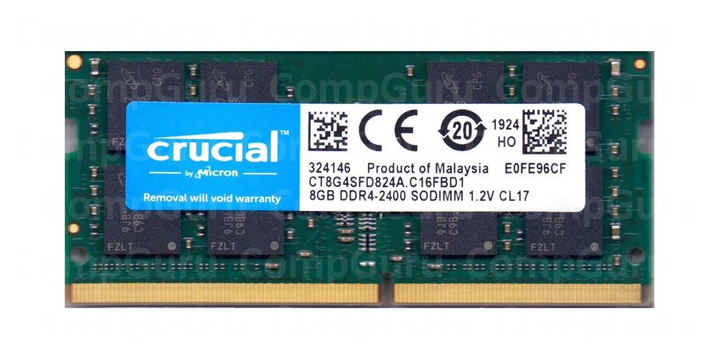 Оперативная память для ноутбука Crucial Ddr4 8gb 2400mhz So Dimm Pc4
