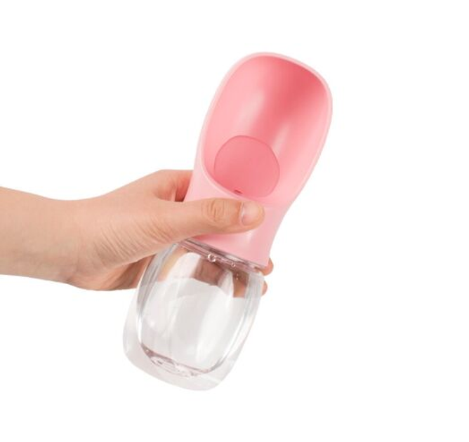 Прогулочная портативная поилка Dog Water Bottle для собак 350 мл ...