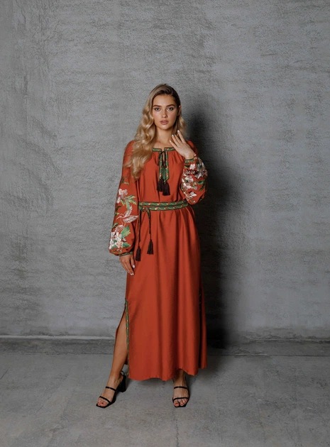 Сукня SVARGA Тетяна 38 Теракотовий (SV-FD00443-1160-10020) – Брендовая одежда | ROZETKA
